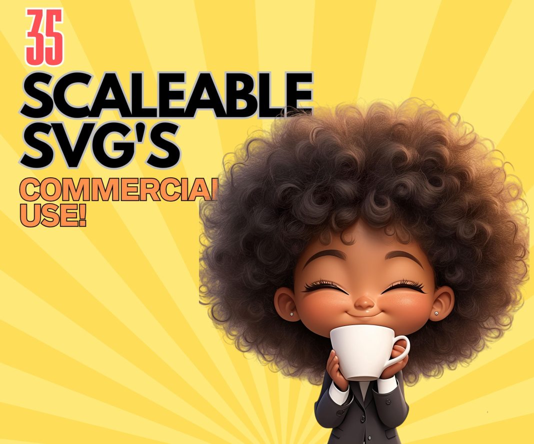 Chibi Black Female Office Worker Clipart - 32 Cute PNG and SVG Graphics ...