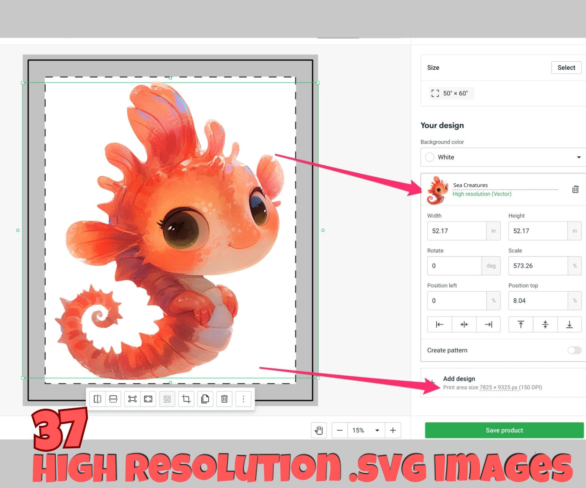 Whimsical Sea Creature Clipart – 37 PNG and SVG Ocean Graphics for ...